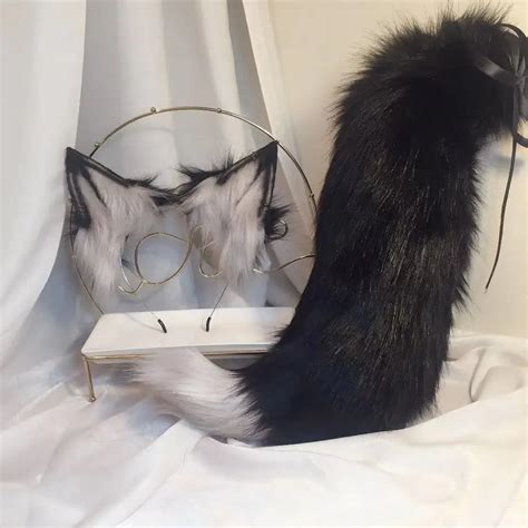 Anime Girl With Cat Ears And Tail Base