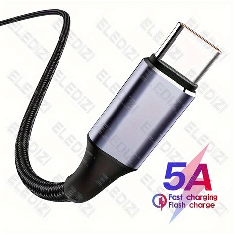Câble Usb C Vers Usb Type C 5a Chargeur Rapide Pd Cord Usb C Temu France