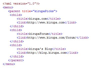 Kirupa Reading XML Files Sequentially Page 1