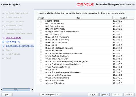 Oracle Base Upgrade Oracle Enterprise Manager Cloud Control 12c Release 3 12cr3 To Release 4