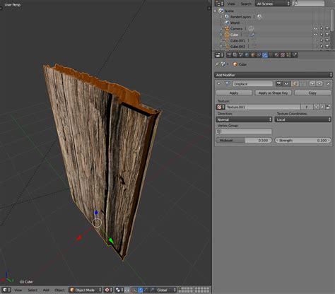 Modeling How To Use An Image To Control The Displace Modifier