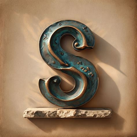 Elegant Three Dimensional S Monogram Artwork Illustration Monogram Playground