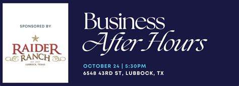 Chamber Events Lubbock Chamber Of Commerce