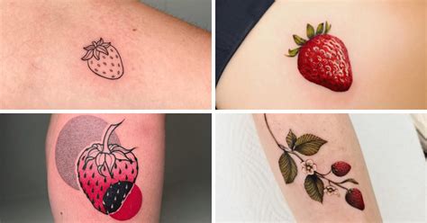 20 Gorgeous Strawberry Tattoo Ideas For A Berrylicious Ink