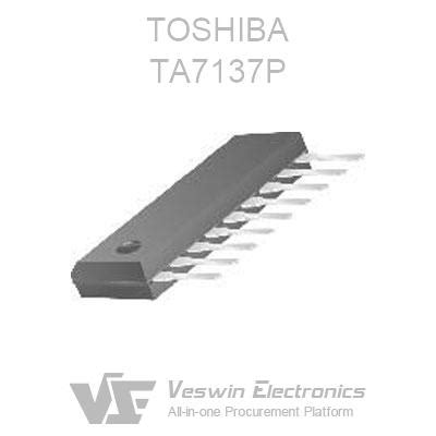 TA7137P TOSHIBA Amplifier Linear Devices - Veswin Electronics