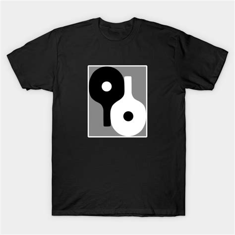 Table Tennis Ping Pong Yin Yang Ping Pong T Shirt Teepublic