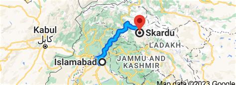Islamabad To Skardu Distance Road Map And Weather Report