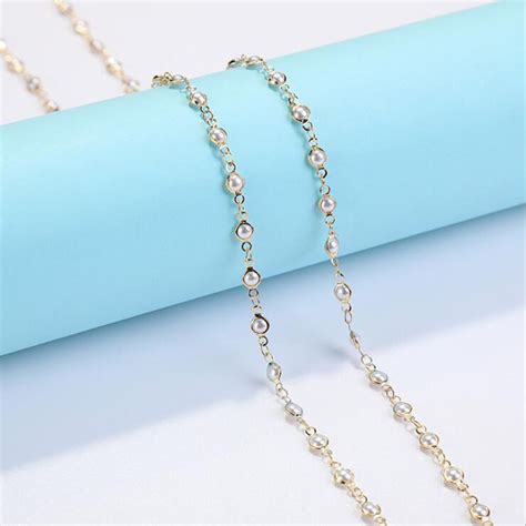 Gesimuleerde Pearl Chain Voor Masker Vrouwen Krale Grandado