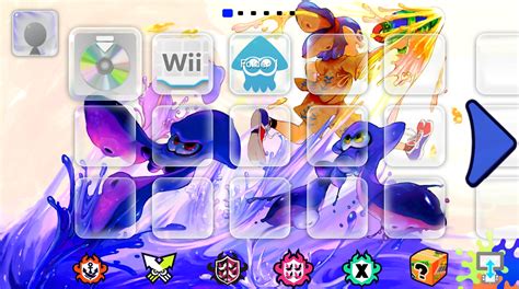 Blue Splatoon Theme Theme Cafe