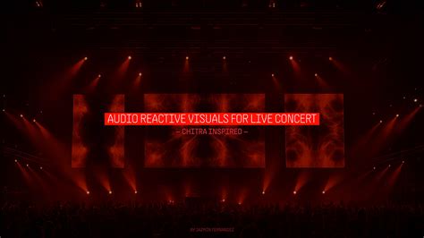 Audio Reactive Visuals For Live Concert Touchdesigner Behance