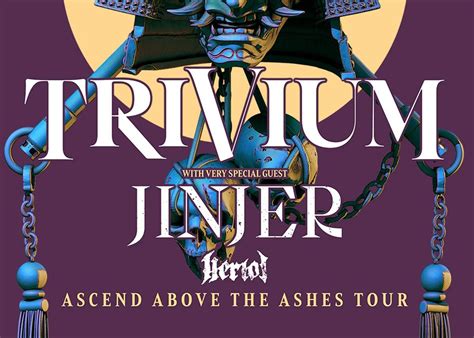 Trivium Ascend Above The Ashes Tour In Fayetteville Jjs Live