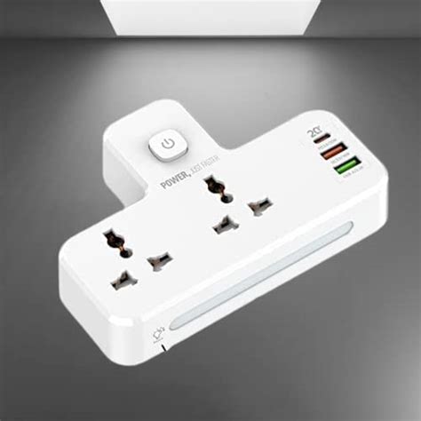 Buy Extension Power Strip With W A USB Ports Power Socket With W Type C USB PD QC