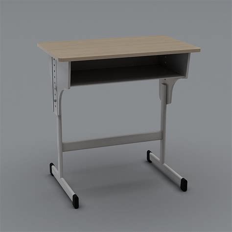 桌子3d模型下载 课桌椅3d模型下载 免费3dmax模型库 酷家乐