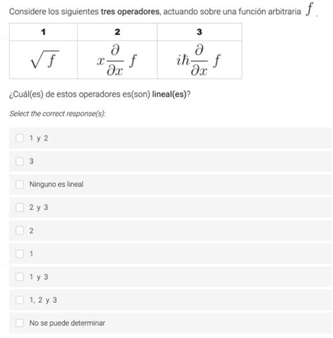 solved consider the following three operators acting on an
