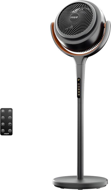Standing Fan for Bedroom, 90° + 90° Omni-directional Oscillating Fan ...