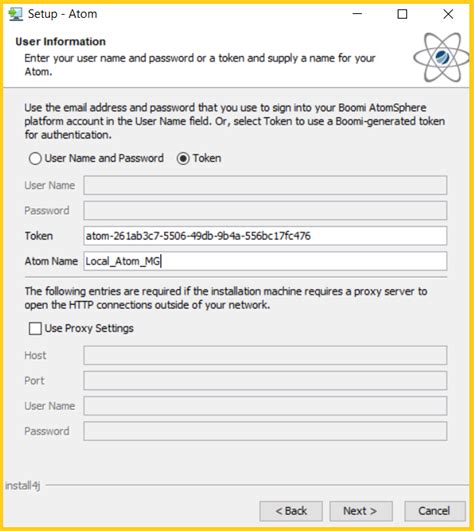 Installing Local Boomi Atom On Windows