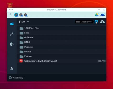 Selective Sync For Google Drive OneDrive Files Insync