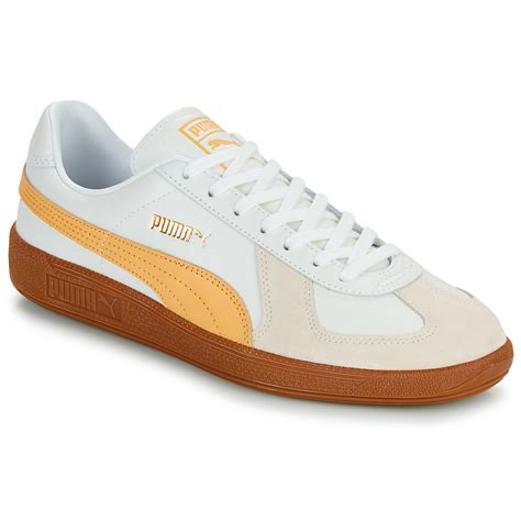 Puma Army Trainer Og White Orange Free Delivery Spartoo Uk