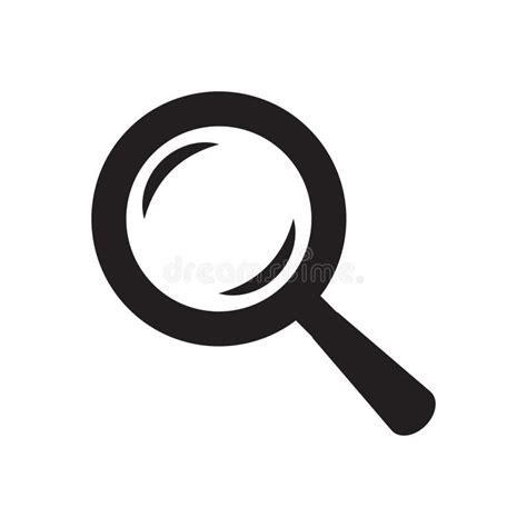 Icono De La B Squeda Icono De La Lupa Lupa Del Vector O Muestra De La