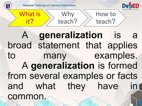 Making Generalization Pptx