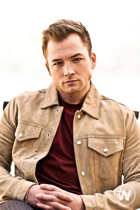 Rocketman Star Taron Egerton Portraits Exclusive Photos