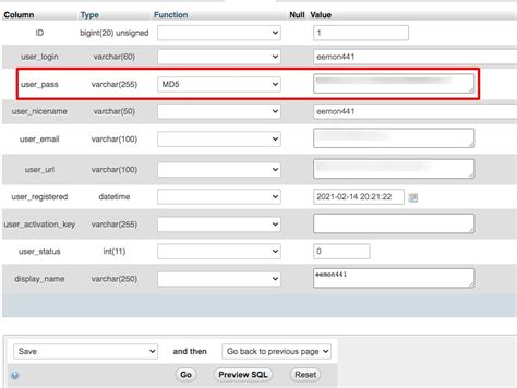 How To Reset Wordpress Password From Phpmyadmin Niamrox