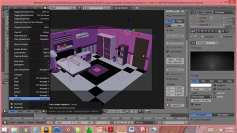 Tutorial Membuat Ruang Kamar 3d Dengan Aplikasi Blender