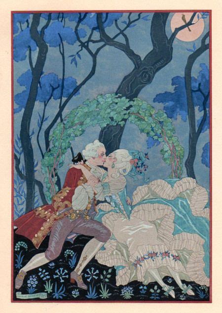 Les Fêtes Galantes de Paul Verlaine illustrations de Georges Barbier Piazza Art And