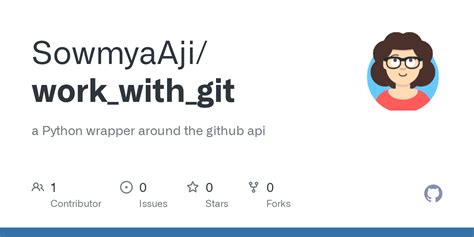 Github Sowmyaajiworkwithgit A Python Wrapper Around The Github Api