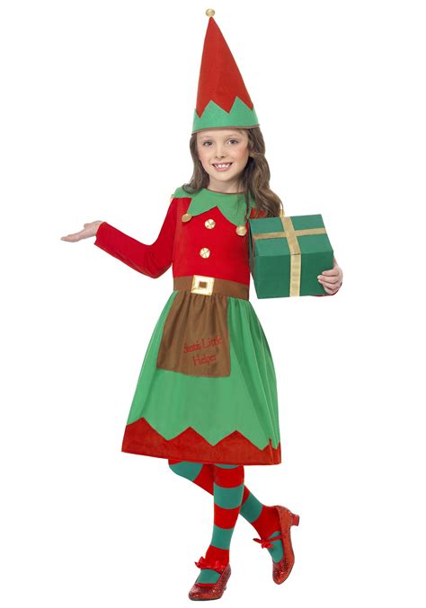 Girls Santas Little Helper Costume