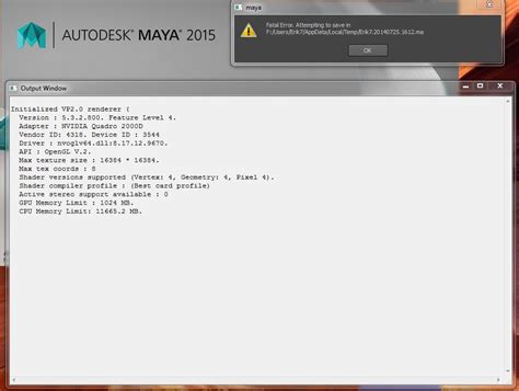 maya 2015 crashes on startup autodesk community