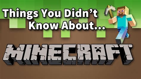Things You Didn T Know About Minecraft YouTube