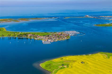 Luftaufnahme Maasholm Meeres K Ste Der Ostsee Segehh Fen In Maasholm