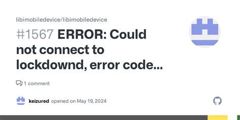 Error Could Not Connect To Lockdownd Error Code 8 · Issue 1567 · Libimobiledevice