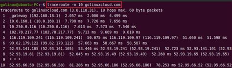 10 Traceroute Command In Linux [cheat Sheet] Golinuxcloud