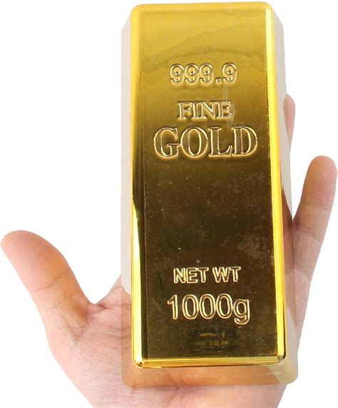 Jp 偽の金の延べ棒のおもちゃ Abs と偽の金のレンガのおもちゃ レプリカ金地金金の延べ棒おもちゃレンガ地金