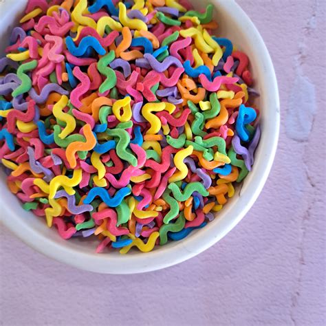 Rainbow Squiggle Confetti Edible Sprinkle Be Bold Bakes