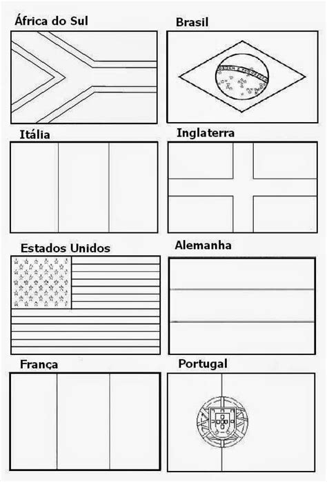 Bandeiras Para Colorir E Imprimir