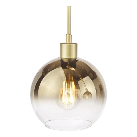 Dar Lighting Lycia 3 Light Bar Ceiling Pendant Light In Satin Gold With