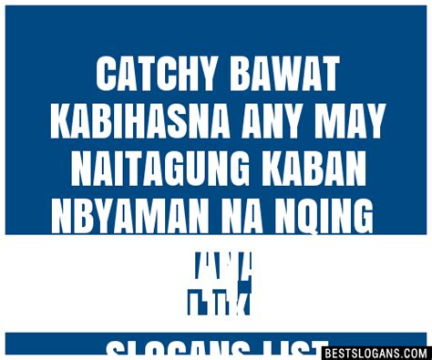 100 Catchy Bawat Kabihasna Any May Naitagung Kaban Nbyaman Na Nqing