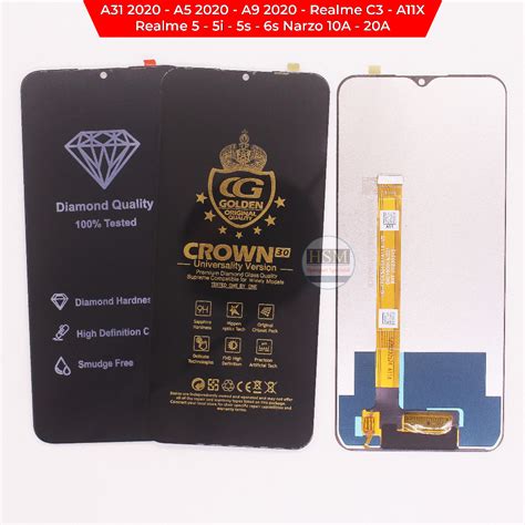 Jual LCD OPPO A31 2020 A5 2020 A9 2020 REALME C3 5 5I 5S 6S A11X