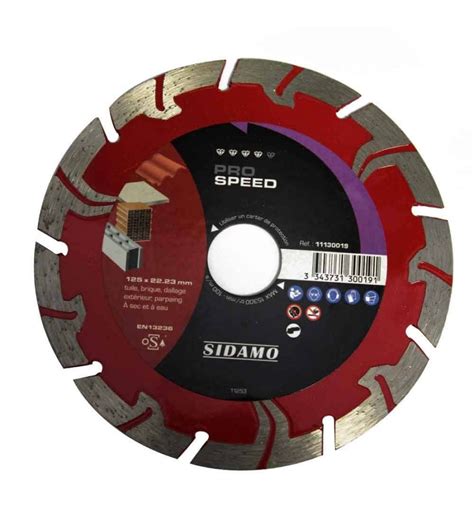Disque Diamant Pro Speed 125mm