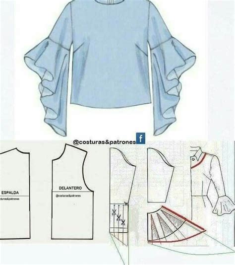Blouse pattern sewing, Fashion sewing pattern, Fashion sewing