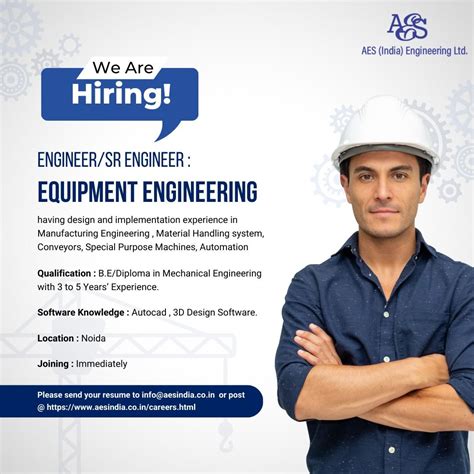 Aesindia Engineering Ltd On Linkedin Hiringalert Resume Aes