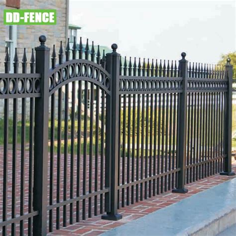 Decorative Galvanized Steel Fence Railing Handrail Ornamental Security