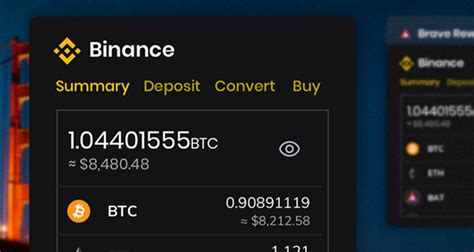 Binance Widget Now Available To All Brave Desktop Browser Users