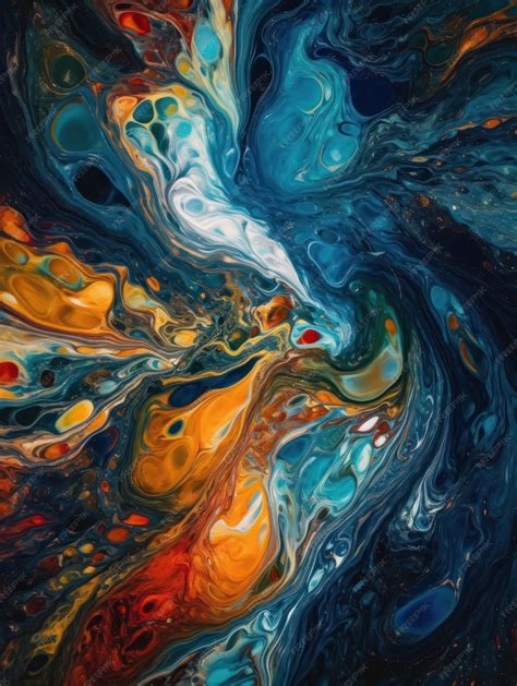 Premium Ai Image Euphoric Waves A Series Of Abstract Images Created