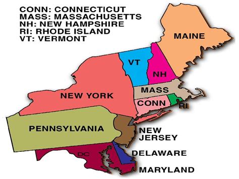 Us Northeast Region Maps