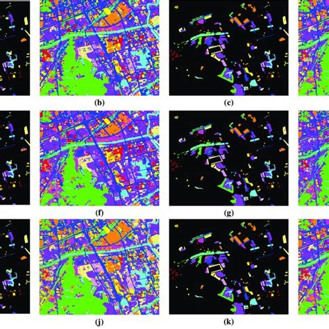 Classification Maps Of Different Methods On The Xian Level 1a Images