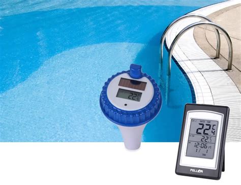 Solar Wireless Disply Digital Swimming Pool Thermometer Spa Floating